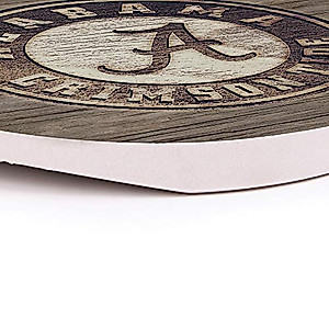 University of Alabama Crimson Tide NCAA Team Logo 2.75 x 2.75 Absorbent Ceramic Car Coasters Pack of 2