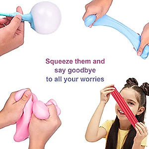 7 Pack Mini Butter Slime Kit for Girls 10-12, with Blue Slime, Lemon Watermelon and Peachybbies Slime Charm etc,DIY Scented Putty Slime for Kids,Soft and Non-Sticky，Cute Stuff Toys