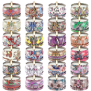 Wfmolcand 24 Pack Scented Candles Gift Set for Women, 2.5 oz Aromatherapy Candle Gift Sets for Mom,Soy Candle Set for Mother, Women, Friends and Coworkers