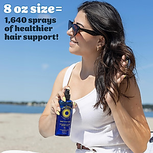 Solar Recover All Natural Hair Conditioner for Sun Damaged Hair - Leave-In Spray (8 oz) - Hydrating Detangler for Dry, Damaged Hair