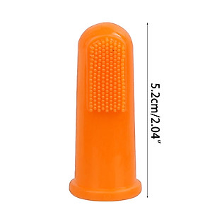 Dog Toothbrush For Teeth Cleaning Finger Brush With Bristles 2-Side Designs Fingerbrush To Effective Freshen Pet Breath Dog Toothbrush Silicone Finger Brush With Bristles Small For Dogs And Cats Dog