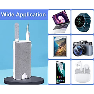 XANGNIER Cleaner Kit for Airpods Pro,5 in 1 Multi-Function Earbuds Cleaning Tools, Cleaning Pen with Soft Brush for iPhone Charging Port,Phone Speaker,Earpods,Headphone,Earphone,iPod Case