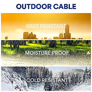 VIVO Black 250ft Bulk Cat5e, CCA Ethernet Cable, UTP Pull Box, Cat-5e Wire, Waterproof, Outdoor, Direct Burial CABLE-V018