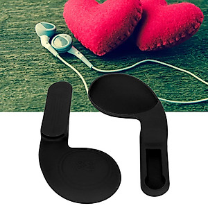 Silicone Ear Muffs for 2 VR Headset, Headphone Extension Cover, Enhancing Sound Solution for 2(Black)