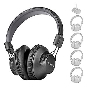 Avantree Quartet-Extra - 2.4G RF Wireless Add-On Headphones Quartet Multiple Listening System, Scalable to 100