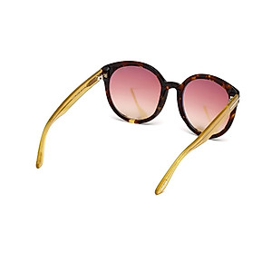Tom Ford FT0503 52Z Dark Havana Philippa Round Sunglasses Lens Category 2 Lens