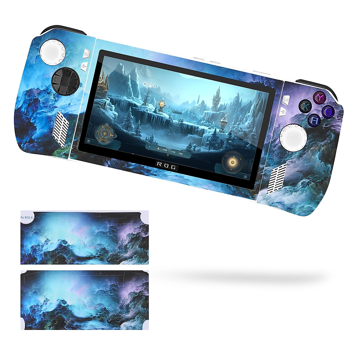 LUPAPA Protective Skin Decal for ROG Ally, Custom Stickers Vinyl Wraps for ROG Ally Gaming Handheld, 2023 New Game Console Sticker Skin
