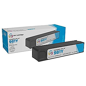 LD Remanufactured Ink Cartridge Replacement for HP 981Y L0R13A Extra High Yield (Cyan)