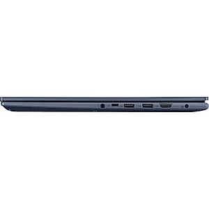 ASUS Newest M1603QA VivoBook Thin and Light Laptop 16" WUXGA 1920x1200 8-Core AMD Ryzen 7 5800HS Radeon Graphics 16GB DDR4 512GB NVMe SSD USB-C HDMI Wi-Fi 6 Windows 11 Pro w/RATZK 32GB USB