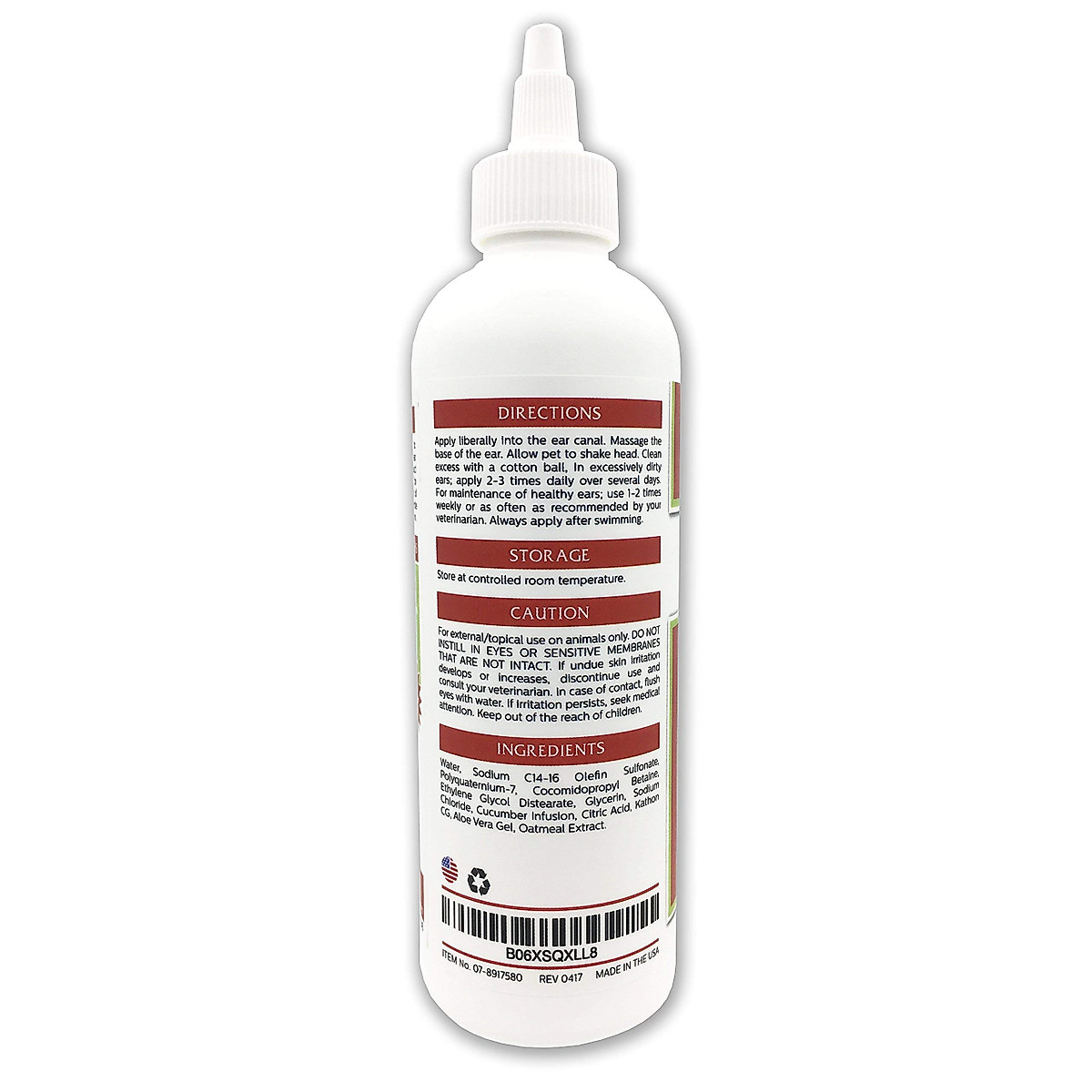 Seamus Otic Ear Solution - Best Ear Cleaner for Dogs, Professionally Formulated for Itch, Debris and Smell, Infused with Essence of Cucumber, Melon, Aloe Vera and Oatmeal Extract