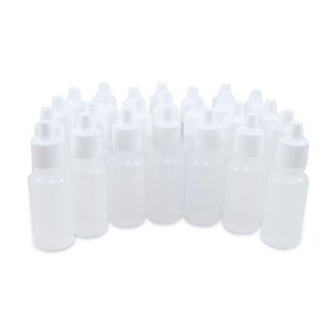 Huge Miniatures Dropper Bottles for Model Paint 17ml Clear - 25 Pieces