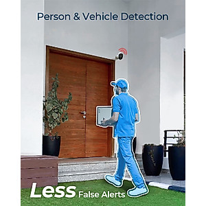 REOLINK 5MP Solar Security Cameras Wireless Outdoor, Argus 3 Pro+Solar Panel with 2K+ Color Night Vision, 2.4/5GHz WiFi, Human/Vehicle Detection, No Hub Needed(2 Pack)