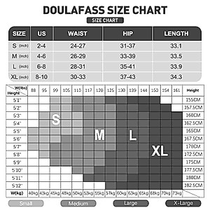 DOULAFASS Women Butt Lifting Leggings Seamless Scrunch Booty High Waisted Workout Yoga Pants (X-Large, 150-Black Tie Dye)