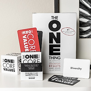 The ONE Thing A Powerful Self-Discovery and Personal Growth Tool Core Values Deck