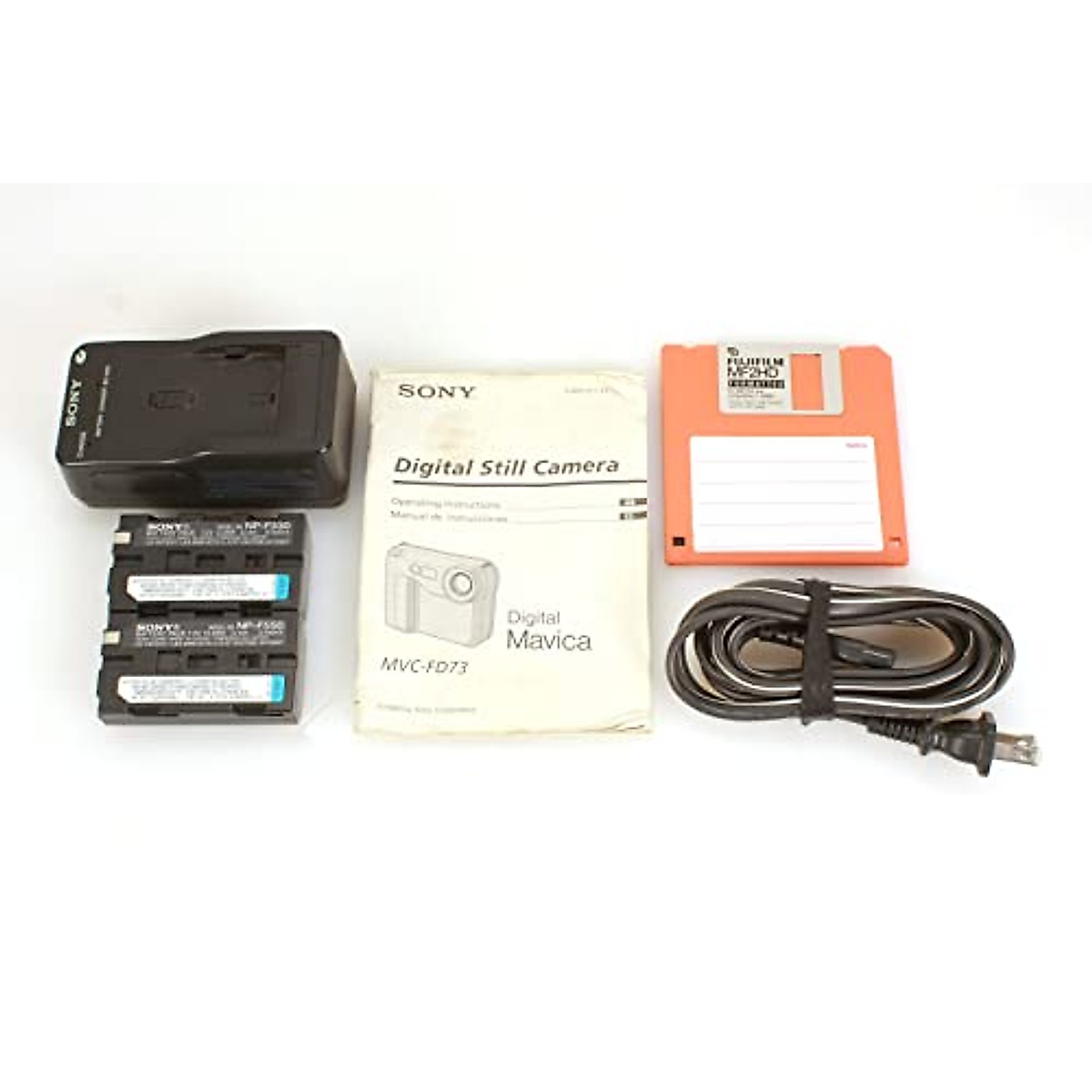 MVC-FD73 0.3MP MAVICA Digital Camera W/Charger, Manual, 2 Batteries