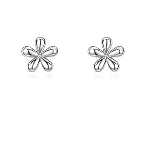 Reffeer Solid 925 Sterling Silver Daisy Stud Earrings Flower for Women Tiny Flower Stud Earrings Spring (A-Silver)