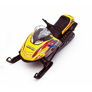 KiNSFUN Snowmobile 5 Inch Die Cast Metal Model Toy (1pc Random Color)