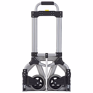 Magna Cart MCI Steel Folding Hand Truck, Foldable Personal Moving Dolly with Wheels, 160-Pound Capacity