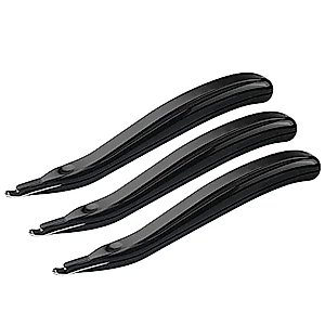 ZZTX 3 PCS Professional Magnetic Staple Remover Puller Rubberized Staples Remover Staple Removal Tool for School Office Home Black