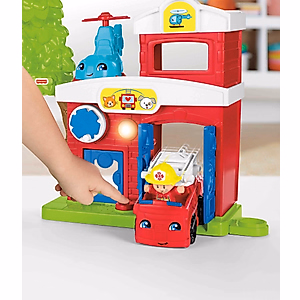 Fisher-Price Little People Toddler Toy Animal Rescue Playset with Lights Sounds Figures & Vehicles for Pretend Play Kids Ages 1+ Years​ (Amazon Exclusive)