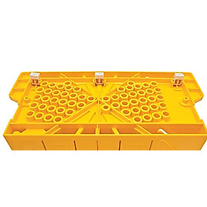 Stanley 1-20-600 Saw Storage Miter Box with Saw, Black