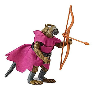 PlayMates Teenage Mutant Ninja Turtles: Retro Rotocast Sewer Lair 6-Piece Action Figure Set, Multicolor