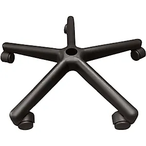 28" Replacement Plastic Office Chair or Stool Base w/Casters - Made in USA