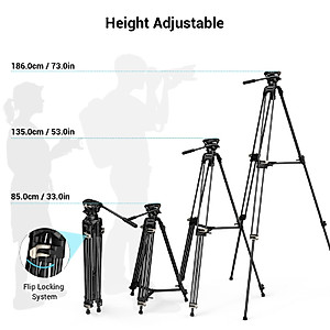 Bundle：SmallRig AD-01 Video Tripod + SmallRig Mini Matte Box Lite