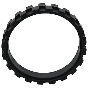 Ruiwaer 1 Pair 0.59Inch 1.5cm Roomba Tires for Wheels Series 500, 600, 700, 800 and 900 Antislip, Replacement for All roomba Models, Black