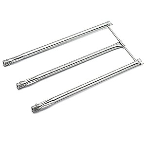 Grill Burner Tube Replacement for Weber Genesis Series 1000 1000LX 2000 2000LX 3000 3000LX 4000 4000LX 5000 5000LX, Genesis Gold and Platinum 3609(pre-2002), Platinum I/II, Weber 7506 Burner Pipe Set