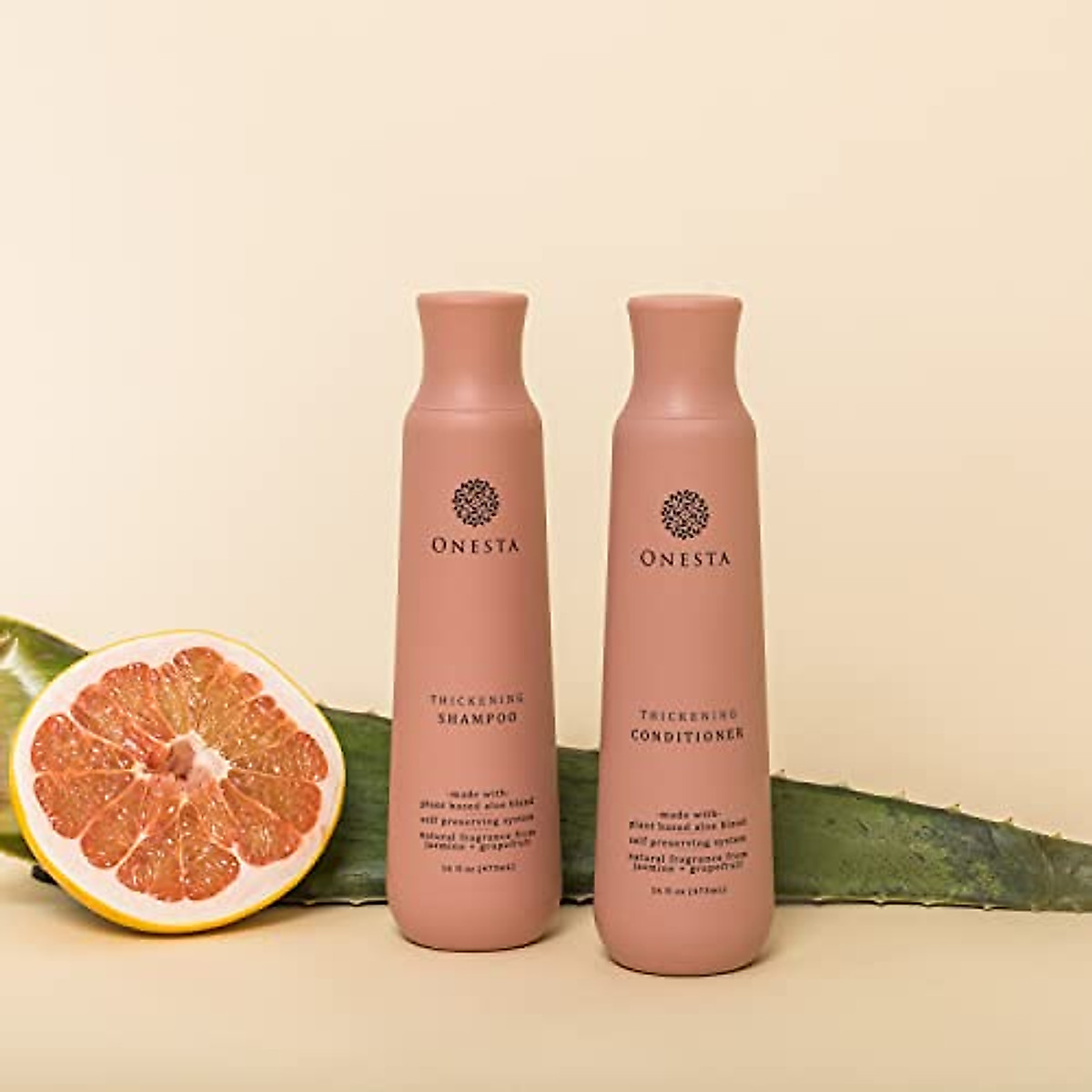 Onesta Hair Care Plant Based Thickening Shampoo for Fine and Thinning Hair, 16 Ounces (Pack of 1)