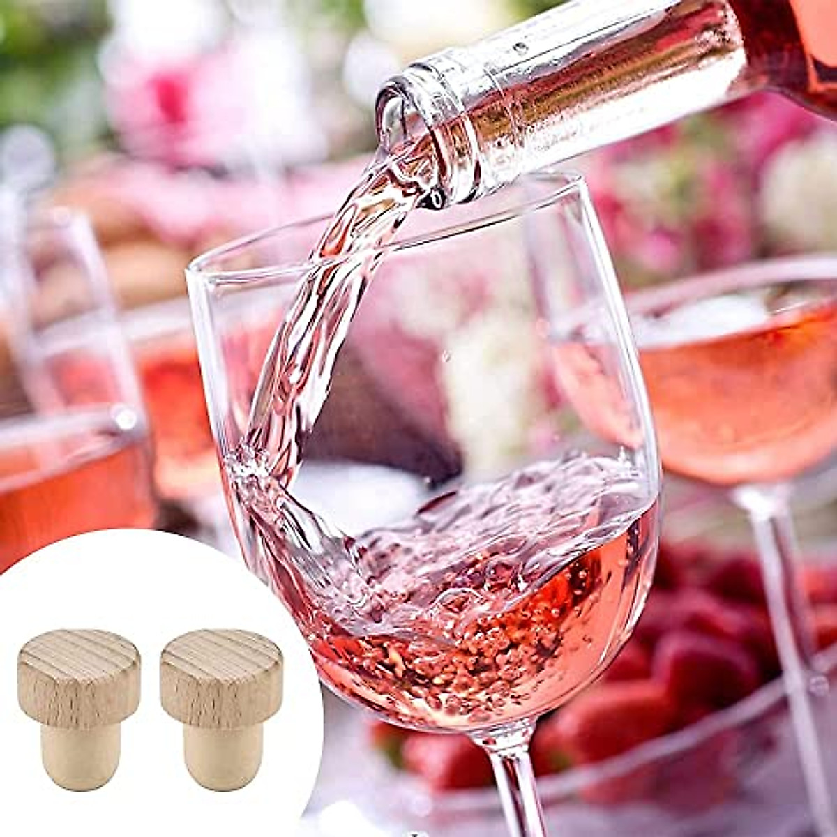 Customized Wood Wine Stopper - Love Heart Groom and Bride Initials Wedding party Favor decor Personalized Bottle Cork Toppers with laser design name gift for guest,custom,10PCS