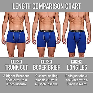 2UNDR Men's Flow Shift 9" Long Leg Underwear (White, Large)