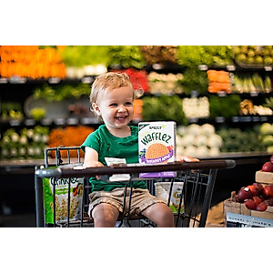 Sprout Organic Baby Food, Stage 4 Toddler Snacks, Blueberry Apple Wafflez, Single Serve Waffles 5 Count(Pack of 10)