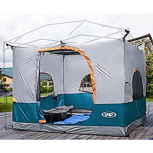 UNP Camping Cube | Canopy Inner Tent for 10' x 10' ft Pop Up Canopy Tent Fully Vented Roof Easy Set Up Enclosed Canopy(Canopy/SHELTER NOT Included)