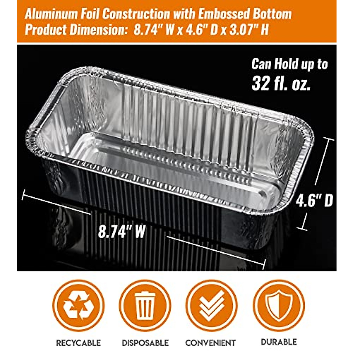 NUPICK 25 Pack Drip Pans for Traeger Timberline 850 & 1300 Grease Pan Liner (Gen 1 and 2 Models), BAC404/BAC582 Grill Drip Trays