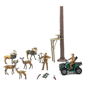 NewRay Toys Wild Life Hunter Deer Hunting Play Set
