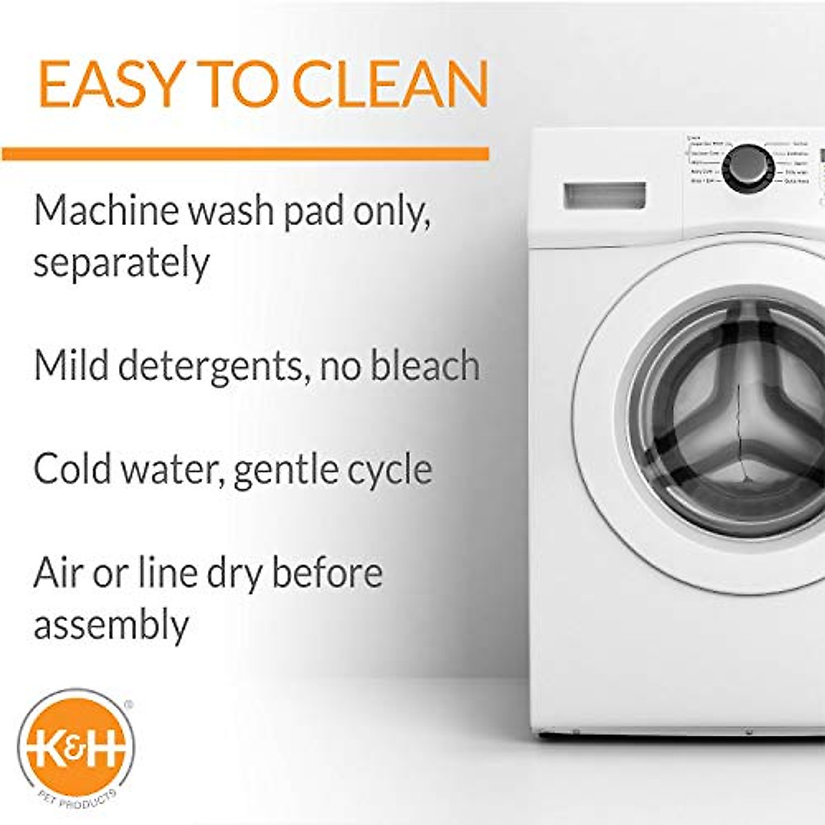 K&H Pet Products Original Pet Cot Microfleece Pad - Tan, Small 17 X 22 Inches