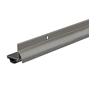 M-D Building Products 48998 L-Shaped Door Bottom with Dripcap DCV 50, 36 Inches, Satin Nickel