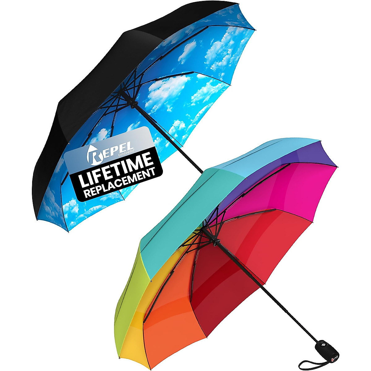 Repel Original Portable Travel Umbrella - Windproof, Compact, Perfect For On-the-Go
