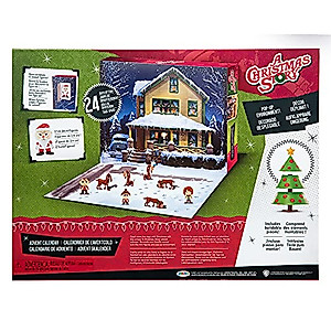 A Christmas Story Advent Calendar 2024 Includes 24 Windows Filled with Silly and Festive 1-inch Figures & Accessories!