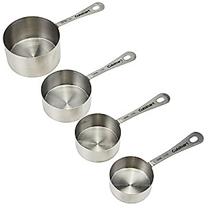 Cuisinart CTG-00-SMC Stainless Steel Measuring Cups, Set of 4,Silver