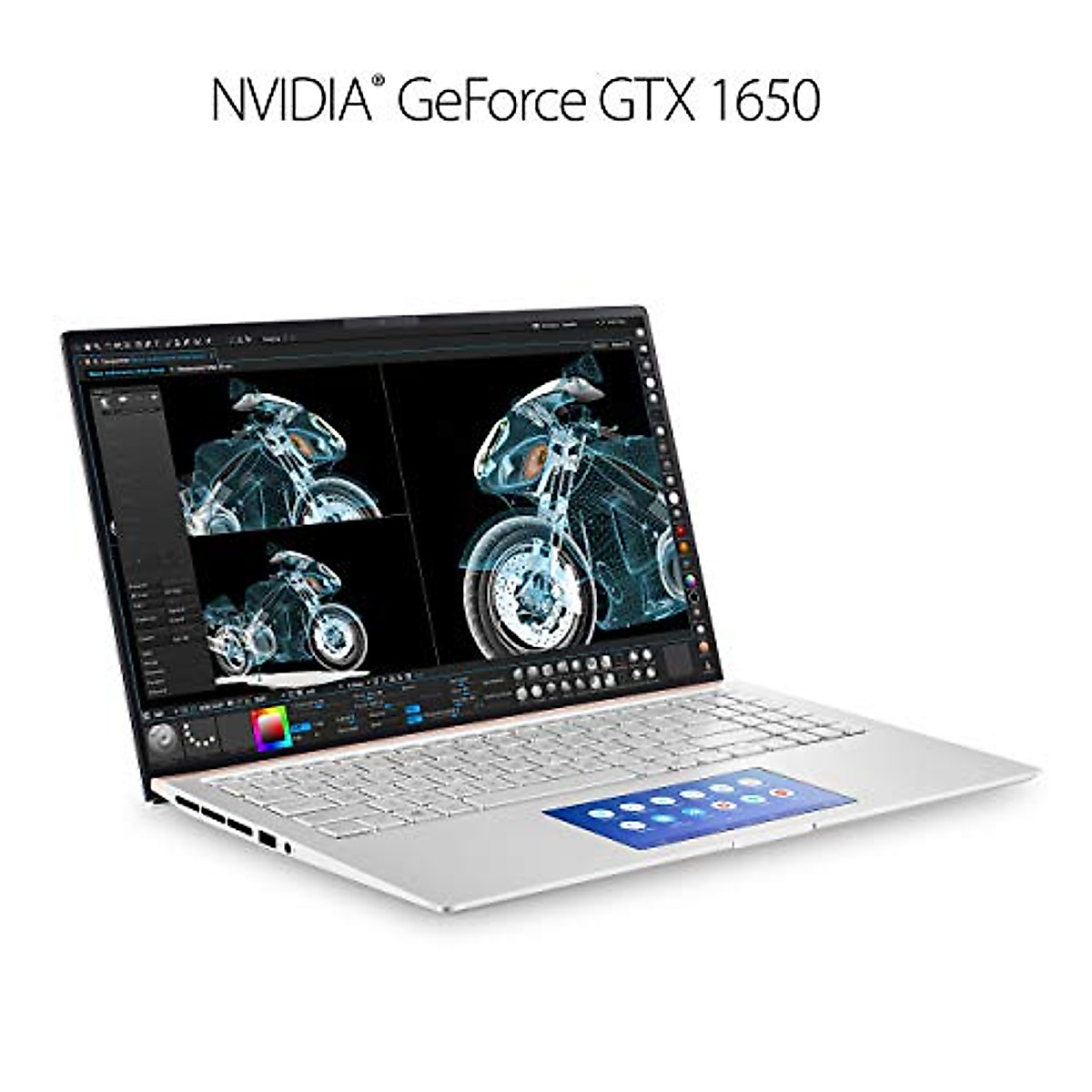 ASUS ZenBook 15 Ultra-Slim Laptop 15.6” FHD NanoEdge Bezel, Intel Core i7-10510U, 16GB RAM, 512GB PCIe SSD, GeForce GTX 1650, Innovative ScreenPad 2.0, Windows 10 Pro, UX534FTC-AS77, Grey