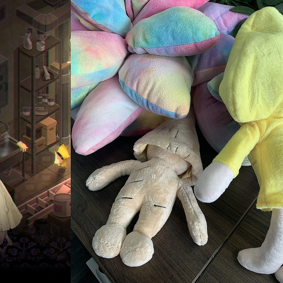 Little Nightmares Plush Mono Bag hat Little Nightmares 2 and Nomes Plush Toy Doll Idea Gift for Kids Girls Boy Children Game FansL8