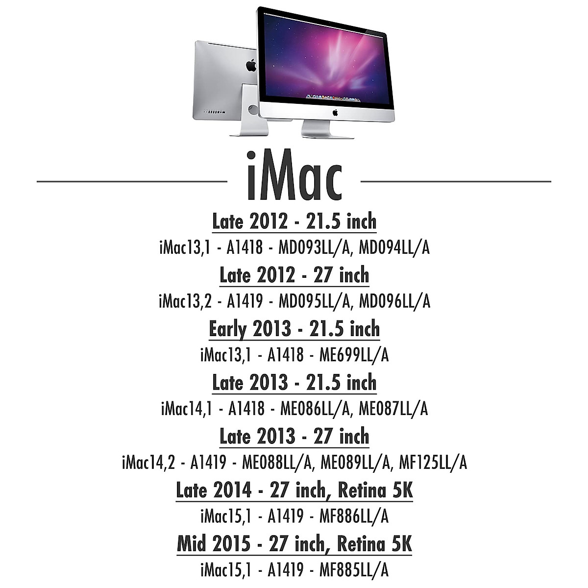 A-Tech 8GB Kit (2x4GB) RAM for Apple MacBook Pro (Mid 2012), iMac (Late 2012, Early/Late 2013, Late 2014, Mid 2015), Mac Mini (Late 2012) | DDR3 1600MHz PC3-12800 SODIMM 204-Pin Memory Upgrade