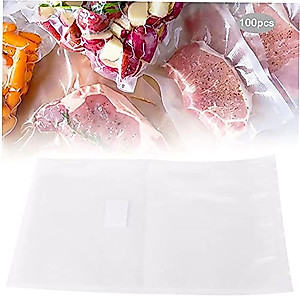 Keep Your Fresher for Longer with 100 Oil-Resistant Vacuum Sealer Bags (25cm) Compatible with Vacuum Sealer Machine Sous Vide Bags Vacuum Seal Rolls Containers and Accessories