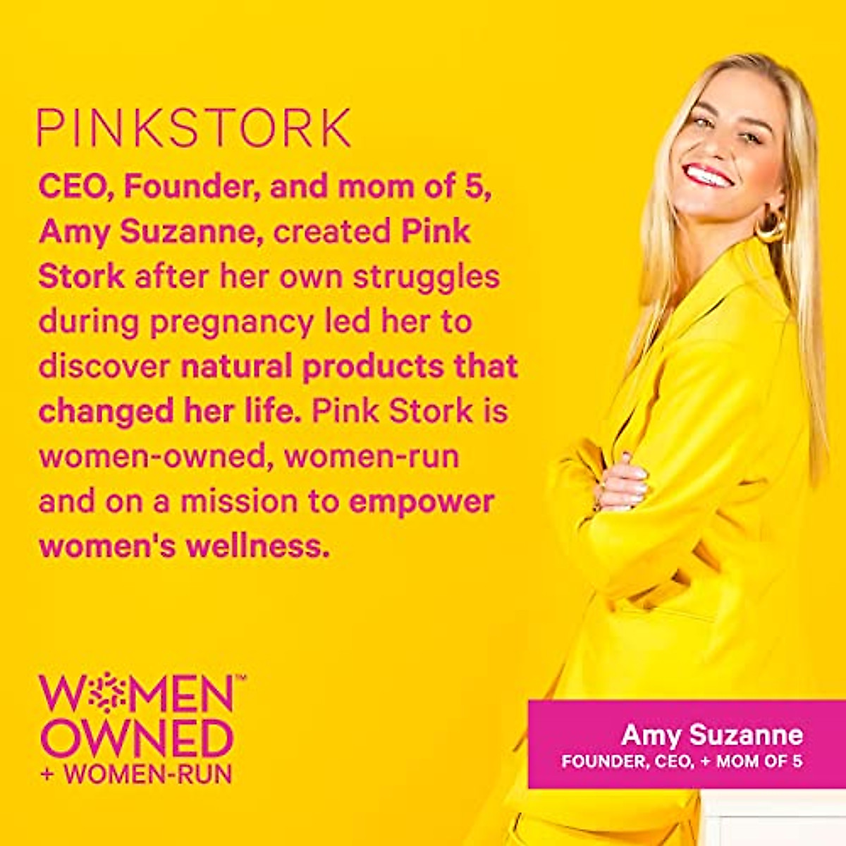 Pink Stork Total Prenatal Vitamin Gummies: Folic Acid, Vitamin D, B6 & More - Gummy Prenatal Vitamins for Women - Pregnancy Must Haves, Morning Sickness Relief, Women-Owned, 60 Raspberry Gummies