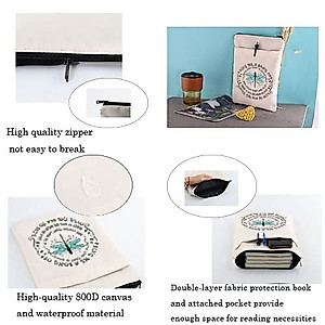 VAMSII Lowers Fans Book Sleeve Dinna Fash Sassenach Lanyard Flowers Lover Gifts Book Sleeve for Book Lovers(Dinna Fash)