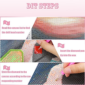 DIY 5D Diamond Painting Kits for Adults Jesus Cross Sunshine Angel Wings Clouds Holy Light for Christmas for Wall Decor 12x16 Inch