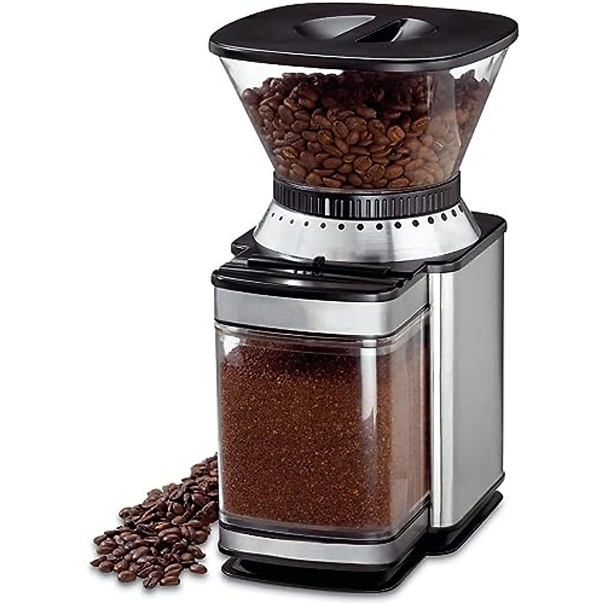 Precision Control Electric Coffee Grinder with 24 Grind Settings and Premium Stainless Steel Design